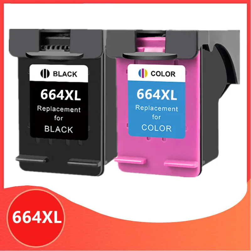 2PK-for-HP-664XL-for-hp-664-Ink-Cartridge-for-HP664-Deskjet-1115-2135 ...