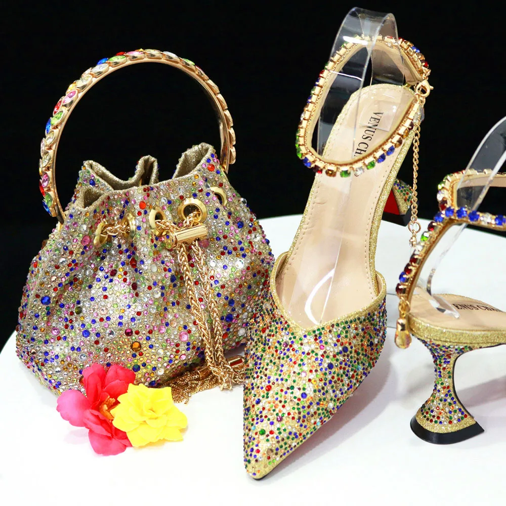 Doershow-beautiful-Women-Shoes-and-Bags-To-Match-Set-Italy-Party-Pumps ...