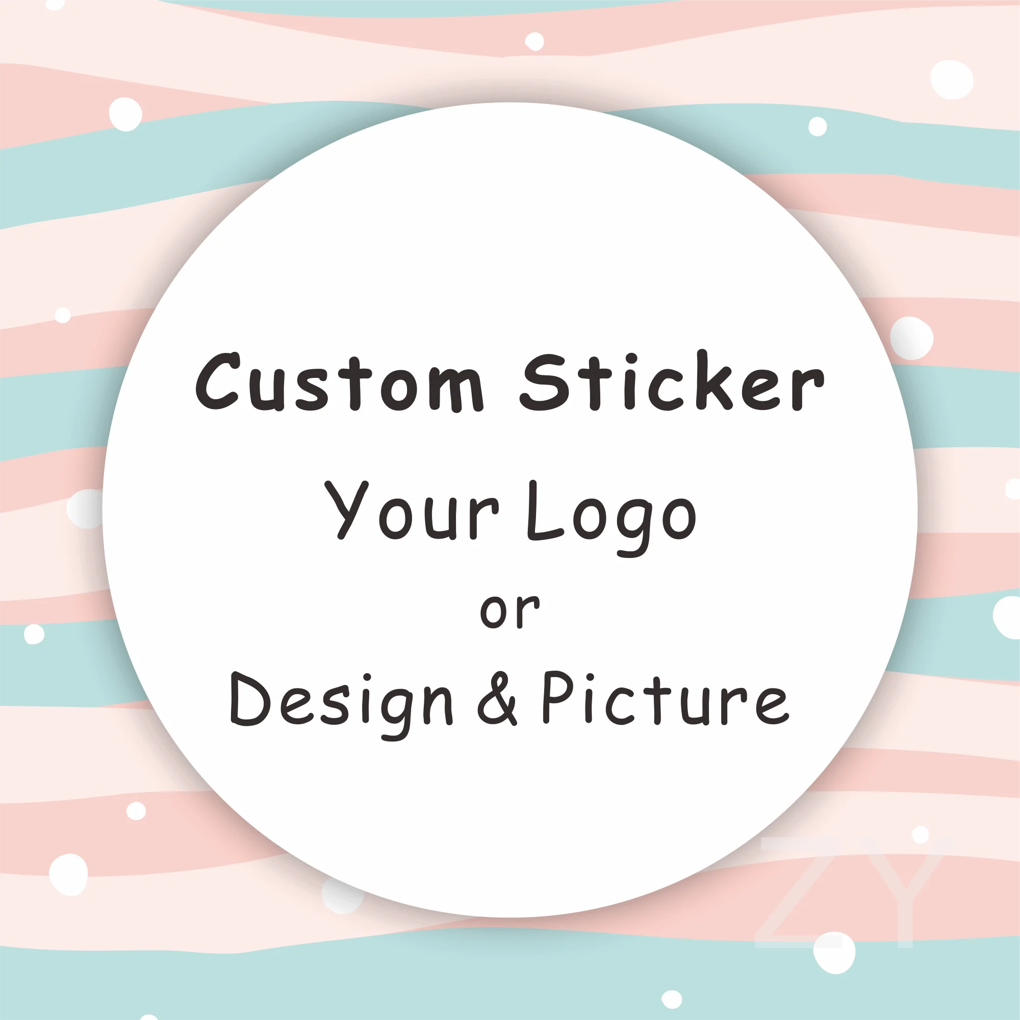 100PCS-Custom-Sticker-Your-Logo-Sticker-Custom-labels-Sticker ...