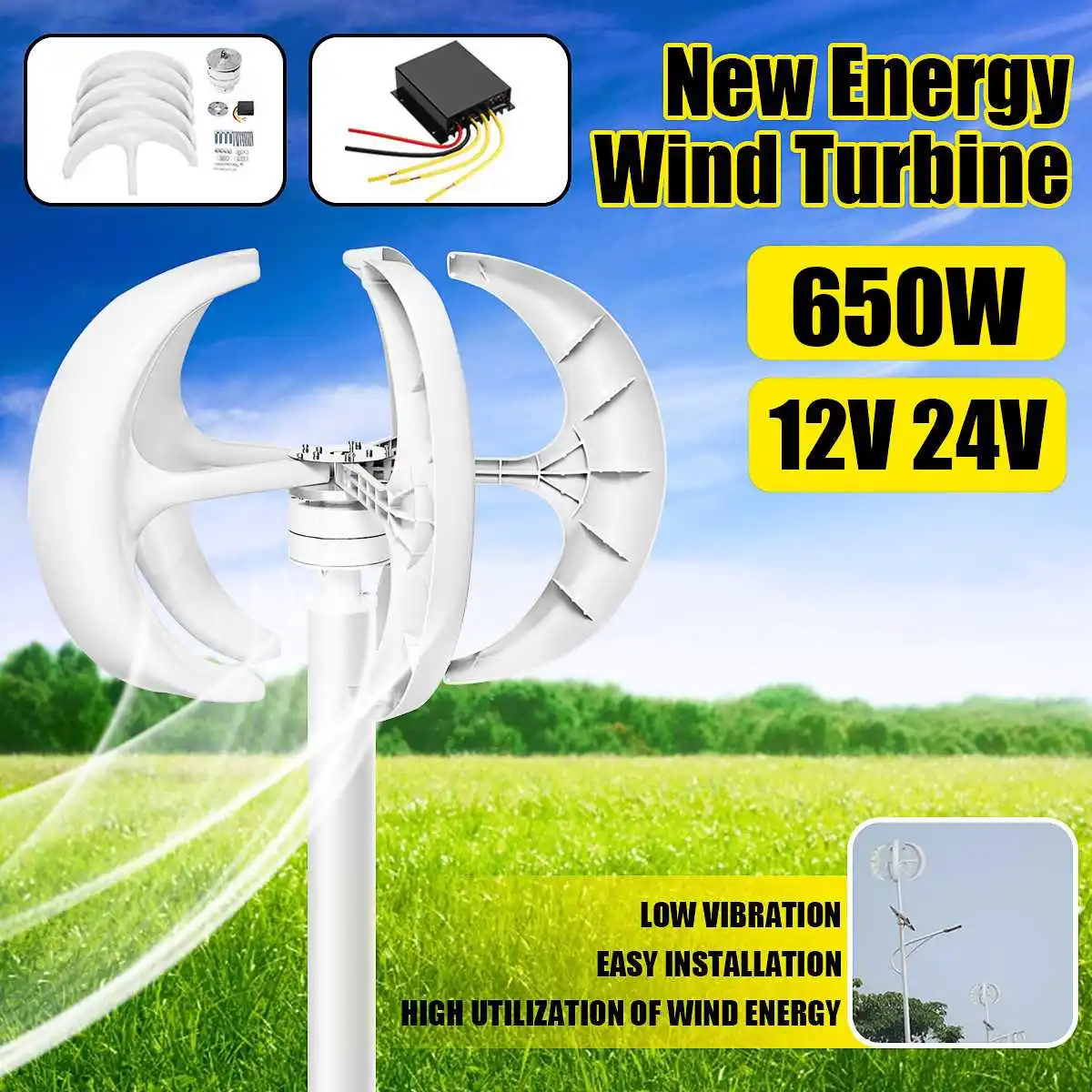 650W-5-Blades-Free-Energy-Windmill-12V-24V-Wind-Power-Small-Wind ...