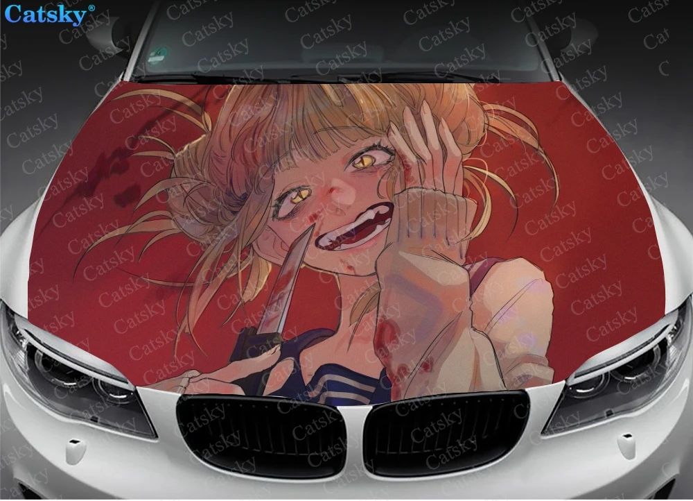 My Hero Academia Toga Himiko Girl Car Hood Vinyl Stickers Wrap Vinyl ...