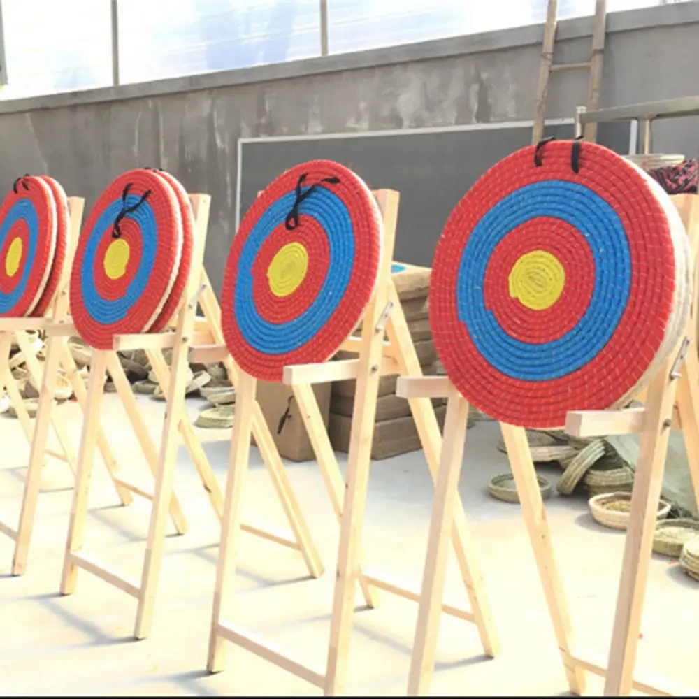 Outdoor Round Archery Bow Straw Target Slice Coiled Practice Shooting ...