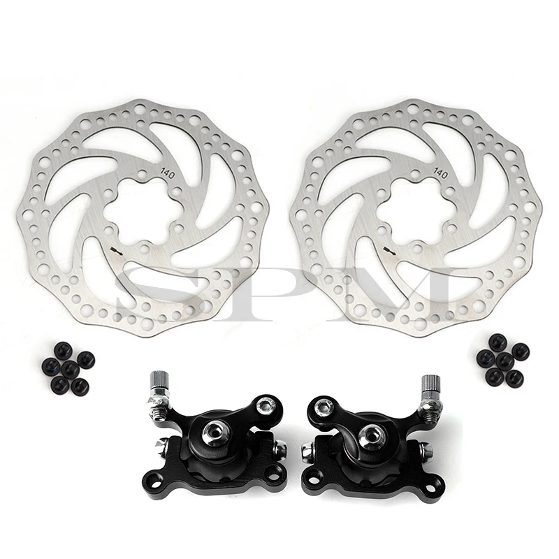 Red-Black-Disc-Brake-Caliper-with-120mm-140mm-brake-disc-for-ZOOM ...