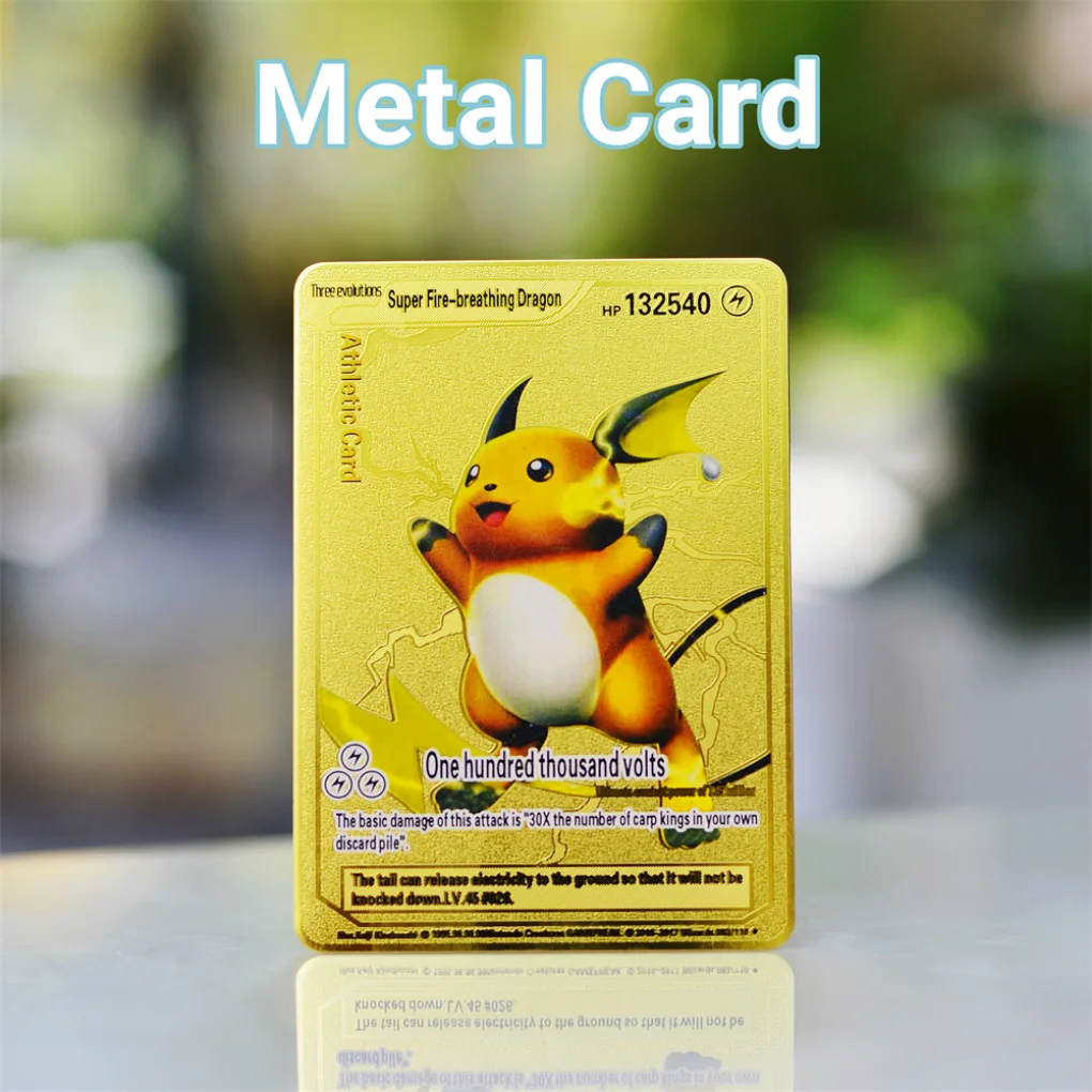 Metal Pokemon Card Real