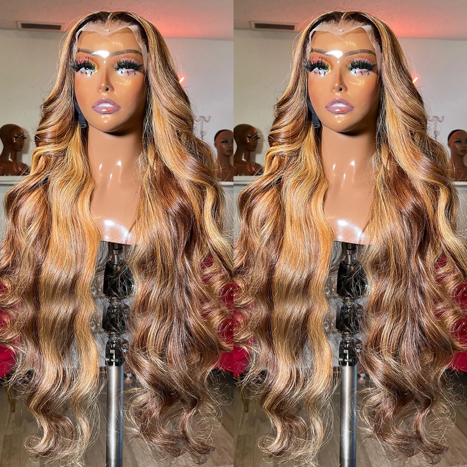 Highlight-Wig-Human-Hair-13x4-Lace-Frontal-Wig-Colored-Human-Hair-Wigs ...