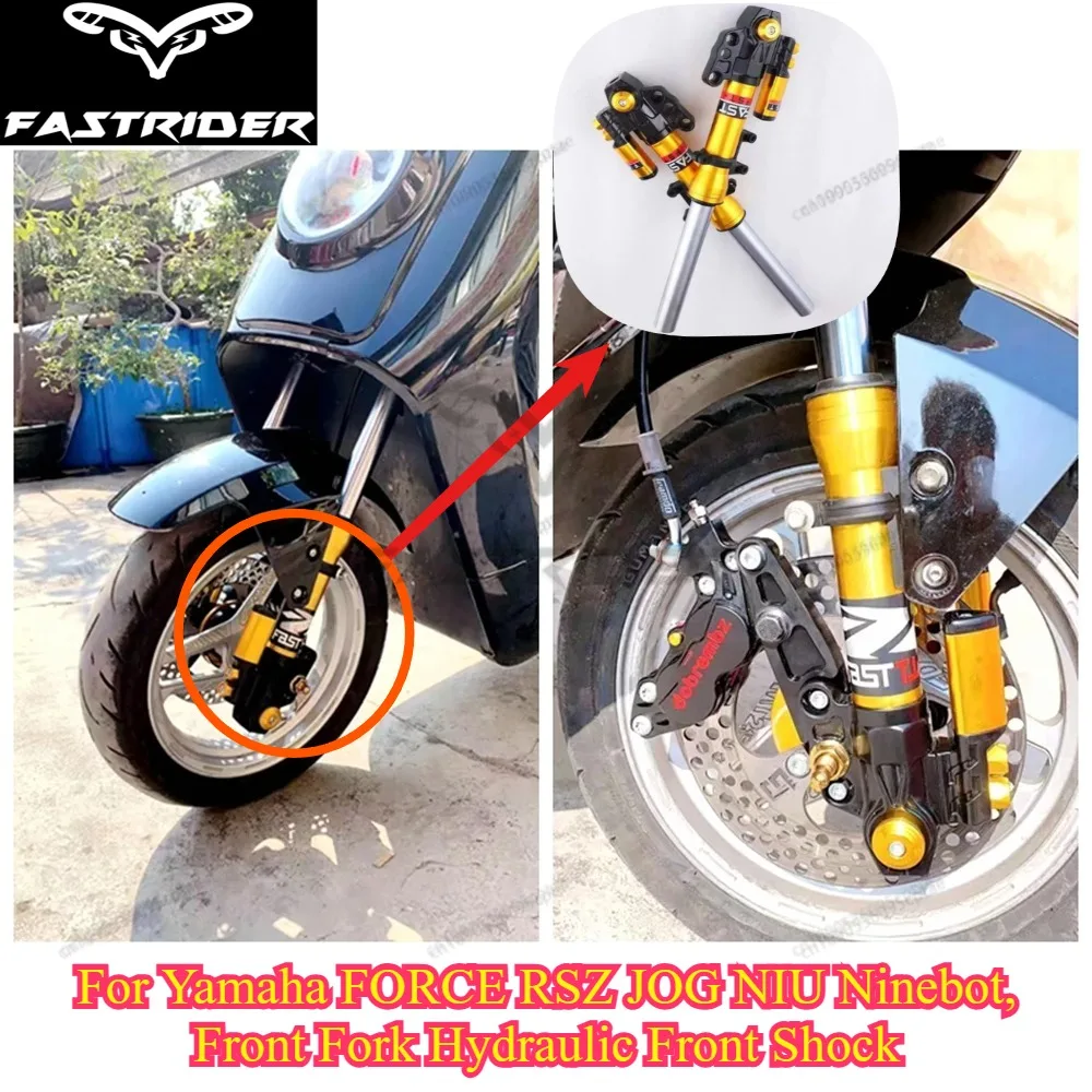 Universal 30/33mm Mount Hydraulic Front Shock 380-420mm Fork For Yamaha ...