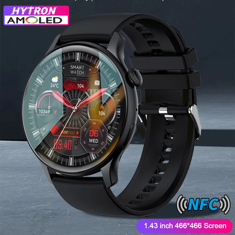 HYTRON-NFC-Smart-Watch-Men-AMOLED-Full-Touch-Screen-1-43inch-466-466 ...