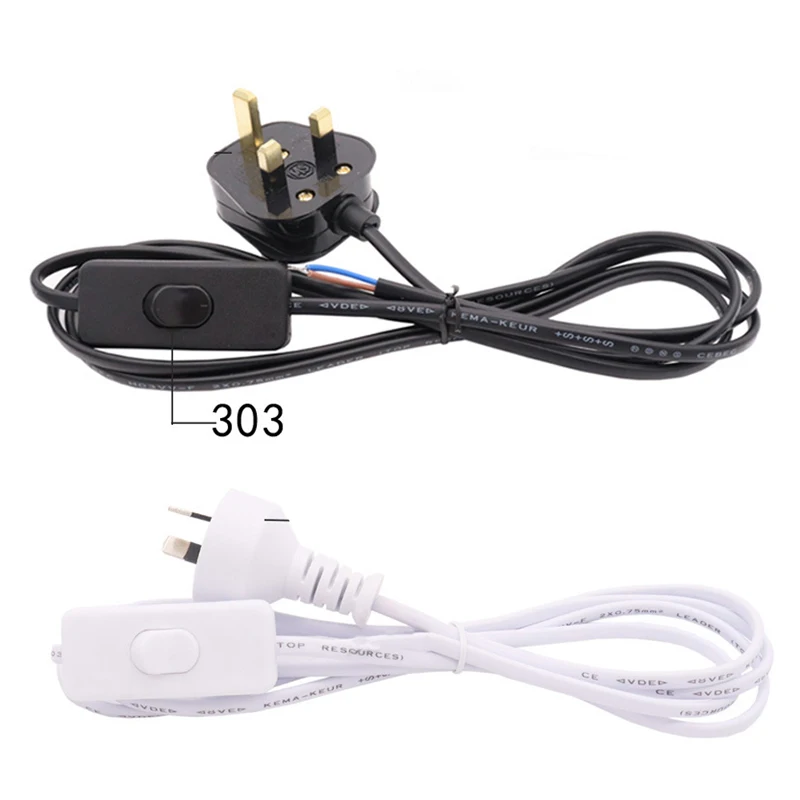 EU US UK AU 303 Online Dimmer Switch Extension AC Power Cord European Australia Desktop LED ...