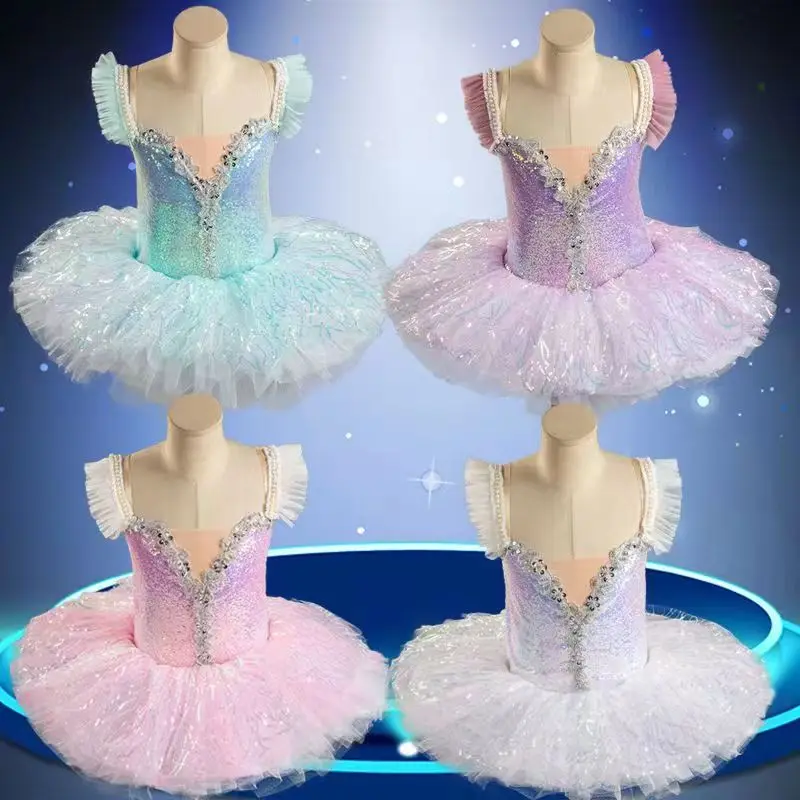 Ballet-Tutu-For-Girls-Kids-Ballerina-Party-Ballet-Dance-Costumes-Girls ...