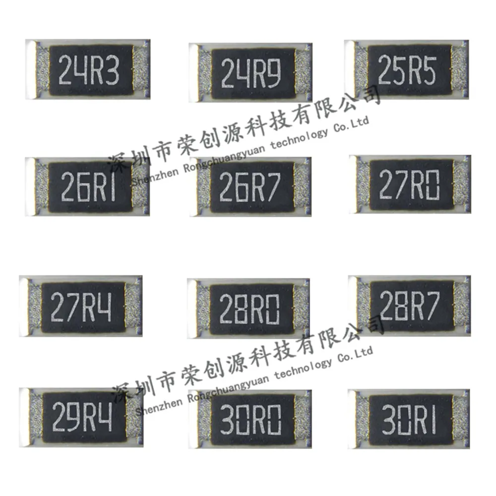 Resistencia-de-Chip-smd-100-0805-24R3-24R9-25R5-26R1-26R7-27R0-27R4 ...