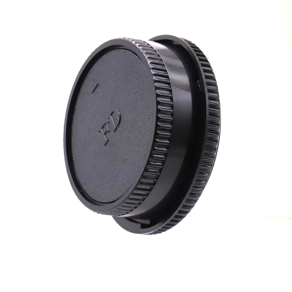 Rear Lens Cap + Camera Body Cap Cover Plastic Black For Canon Fd Mount ...