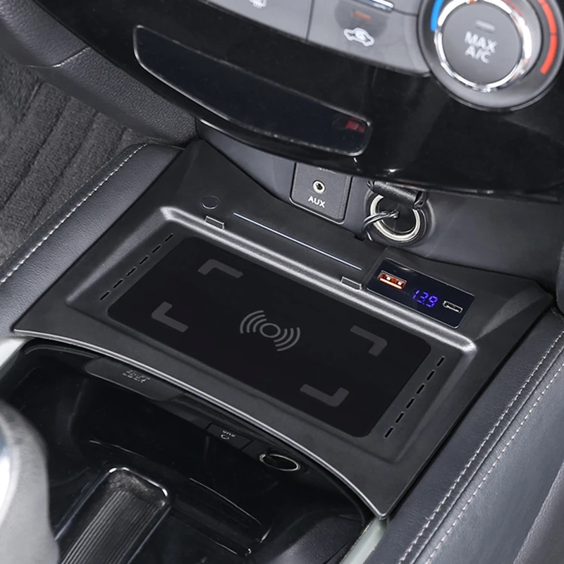 15W-Car-wireless-charger-for-Nissan-X-Trail-T32-Qasqai-J11-J12-2014 ...