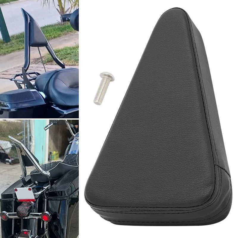 Motorcycle PU Leather Rear Backrest Cushion Universal Sissy Luggage ...