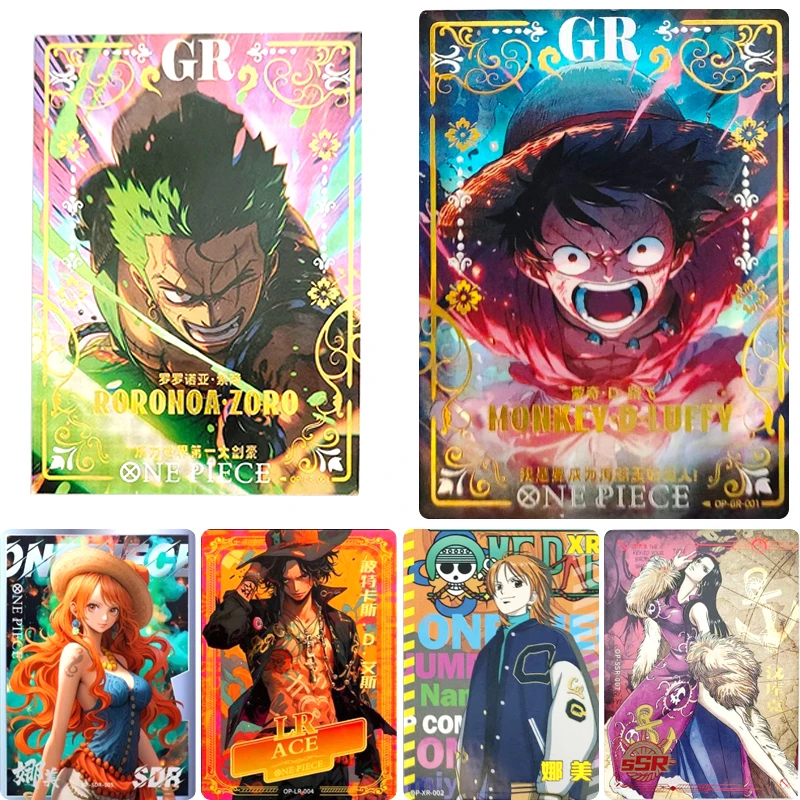 Kabago-One-Piece-ZR-HR-Tarjeta-de-personajes-de-Anime-Portgas-D-Ace ...