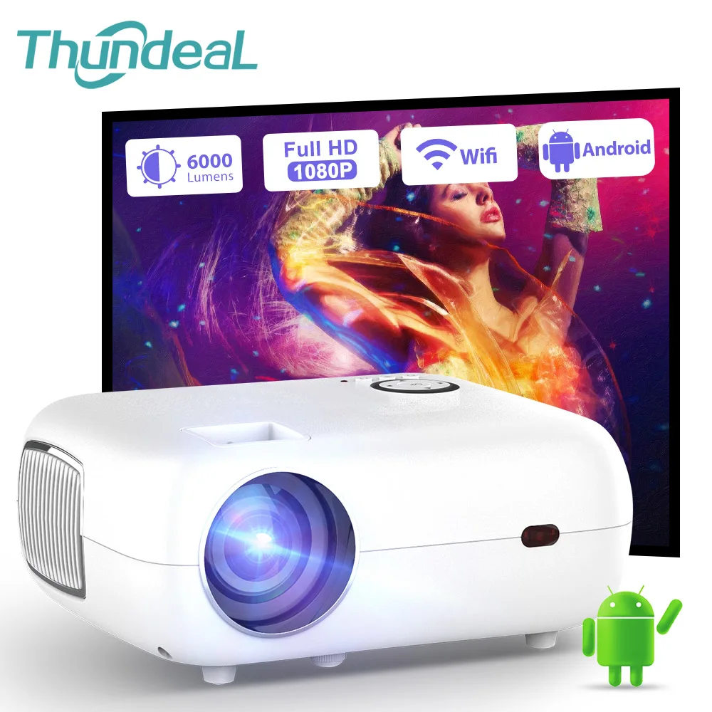 ThundeaL-Full-HD-1080P-Projector-PG500-Portable-WIFI-Android-Projector ...