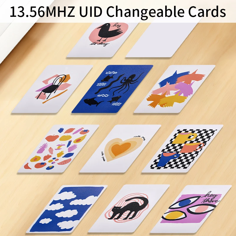 5-10pcs-RFID-UID-Card-13-56MHz-Block-0-Sector-Writable-IC-Cards-Clone ...