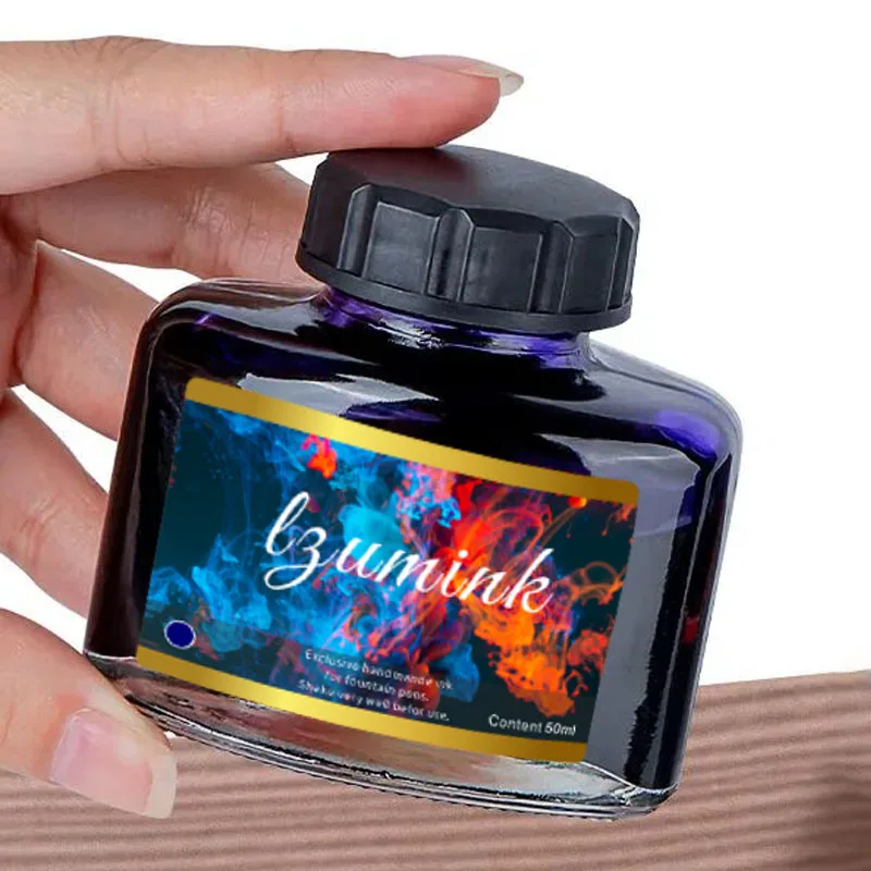 50ml-Fountain-Pen-Ink-Refilling-Smooth-Liquid-Inks-Stationery-School ...