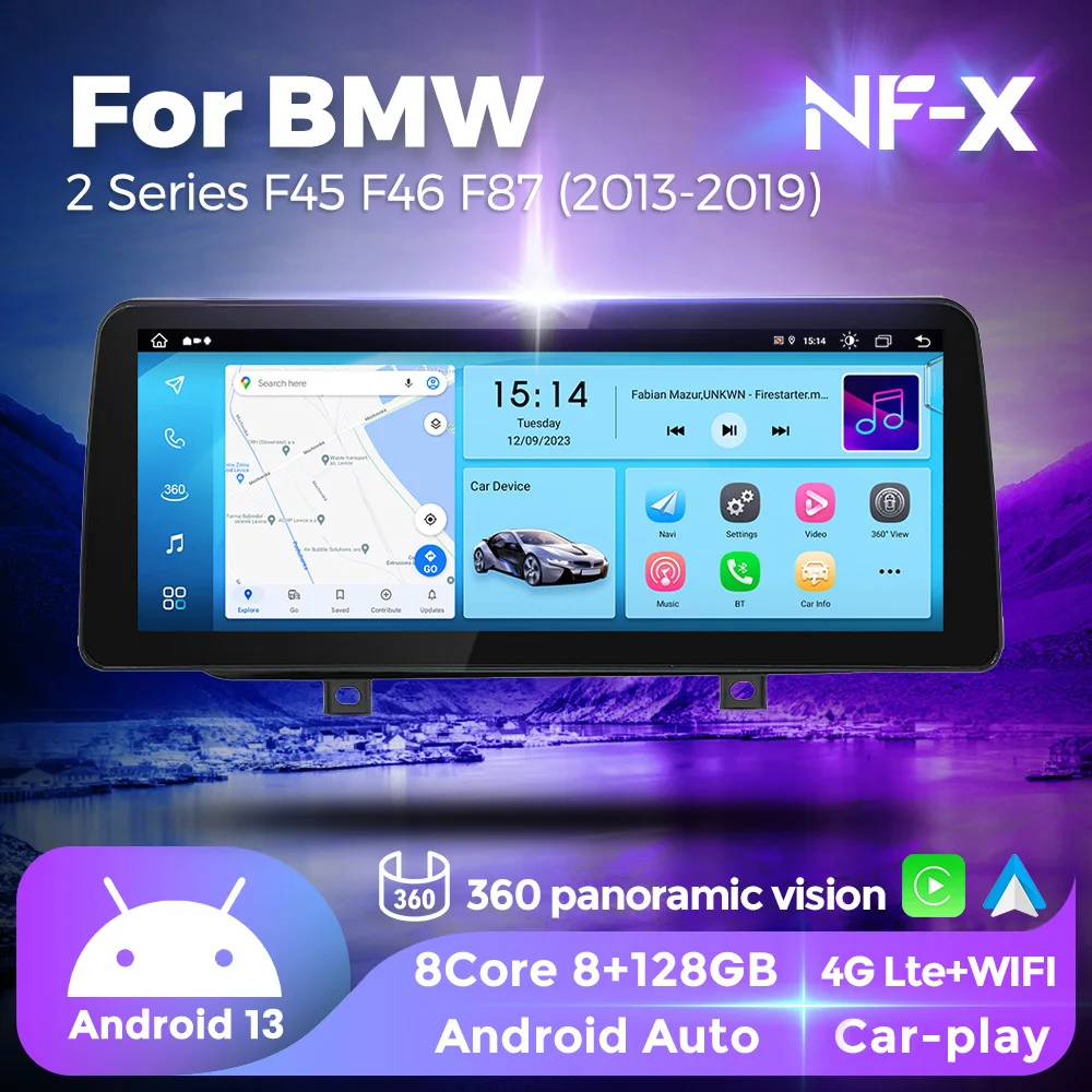 Wireless-Carplay-Android-Car-Radio-NBT-EVO-System-For-BMW-2-Series-F45 ...