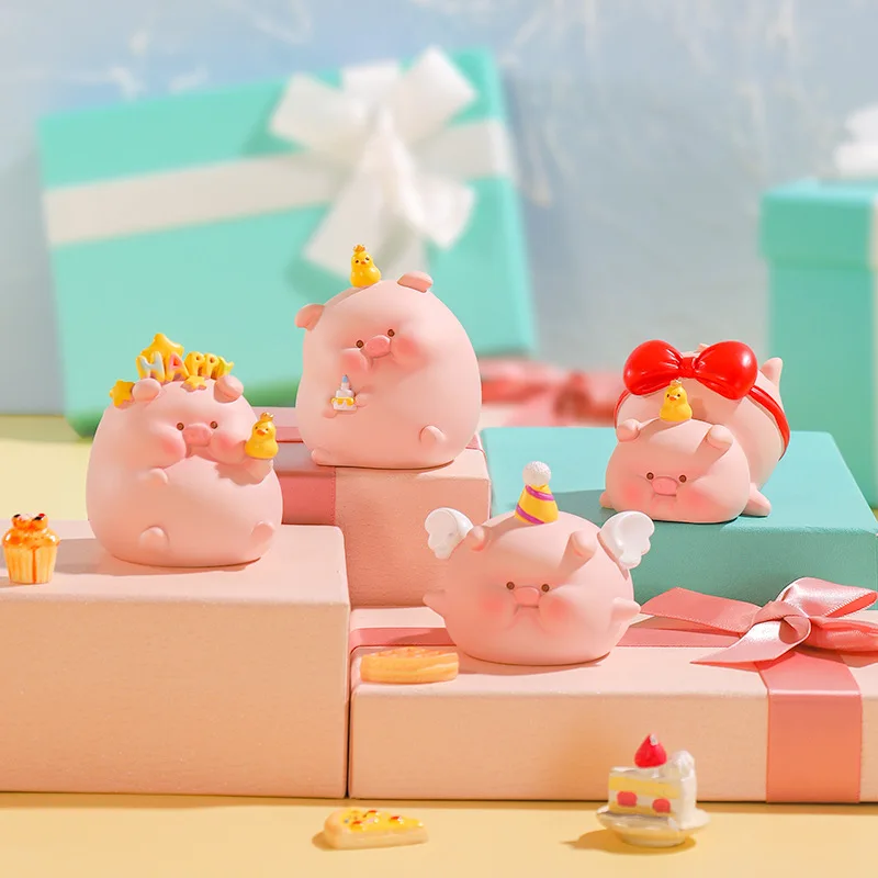 Lulu Pig Happy Birthday Blind Box | Lulu Pig Doll | Girl Figures ...