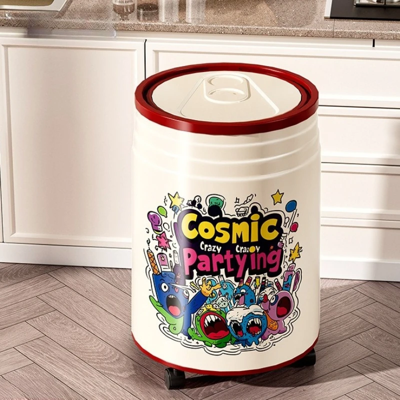 Press-open Lid Waste Bins High Appearance Level Large Size Large ...