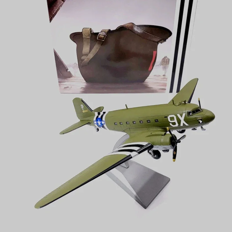 Diecast-1-100-Scale-C47-C-47-J8-CU-L4-Transport-Aircraft-Airfreighter ...