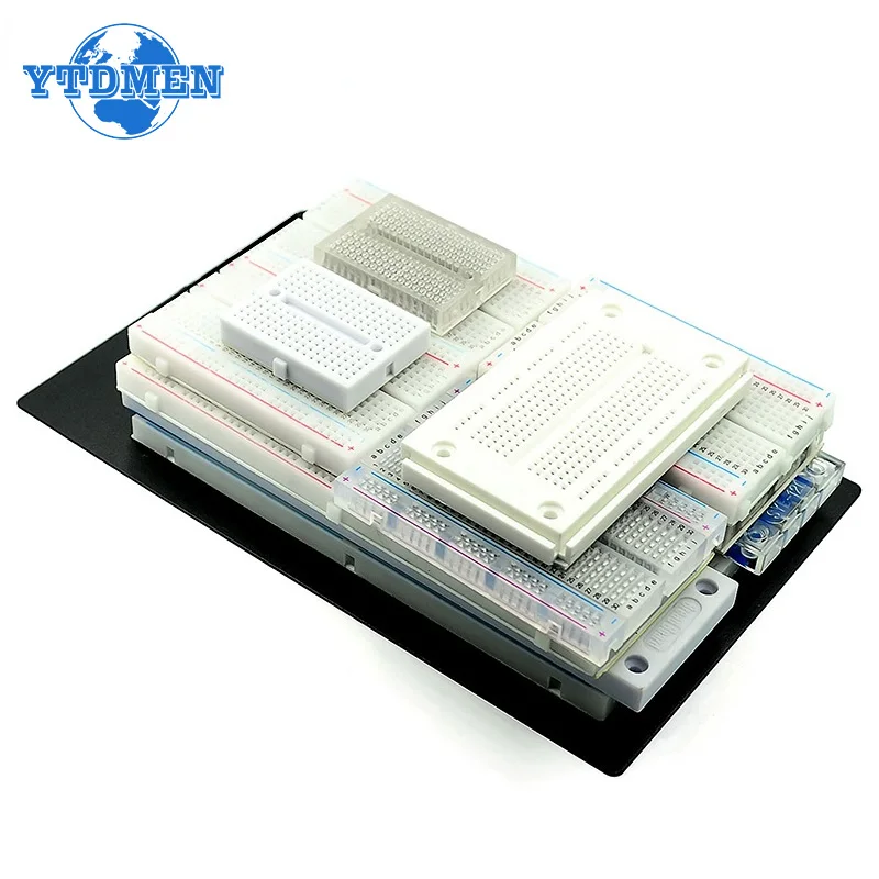 Solda-PCB-P-o-Board-Protoboard-Test-Boards-Jump-Wire-Kit-para-Arduino ...