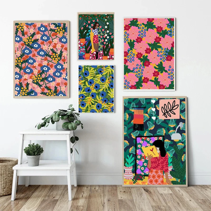 PhotoCustom-Painting-By-Number-Girl-DIY-Pictures-By-Numbers-Portrait ...