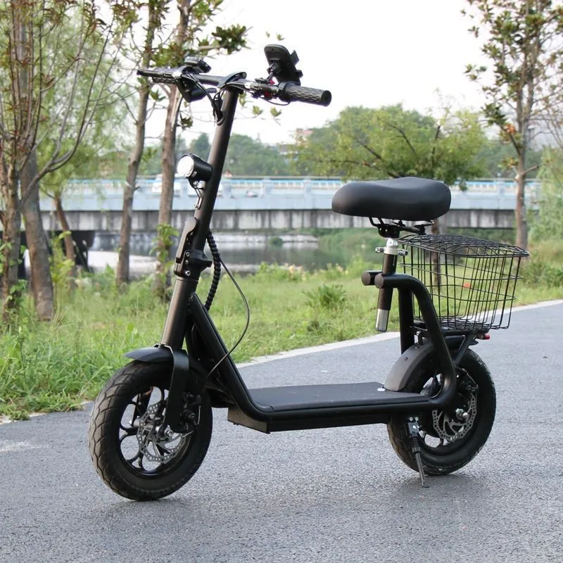 Adult-Folding-Mini-City-Coco-Scooter-36V12AH-Lithium-Battery-Removable ...