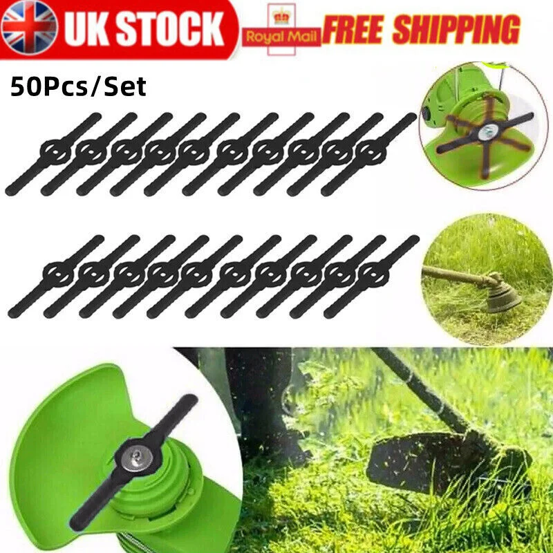 20/50PCS Plastic Blade Set Cutter Replacement for Cordless Grass ...