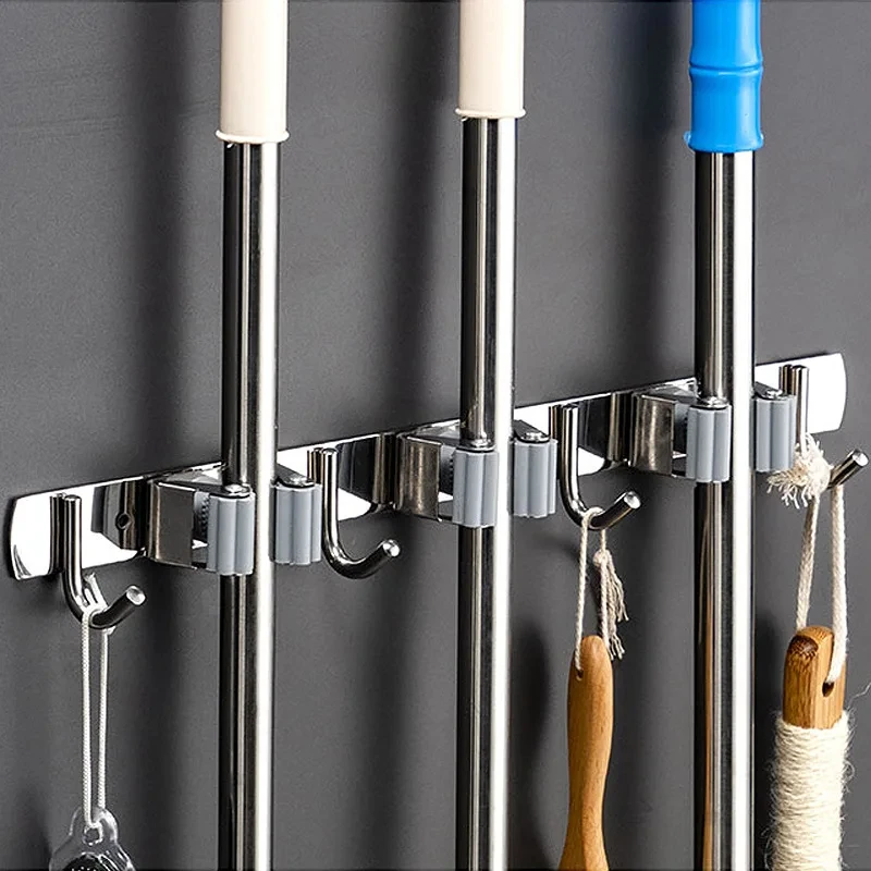 1-Piece-Bathroom-Mop-Clip-Punch-free-Multifunctional-Hanger-Wall ...