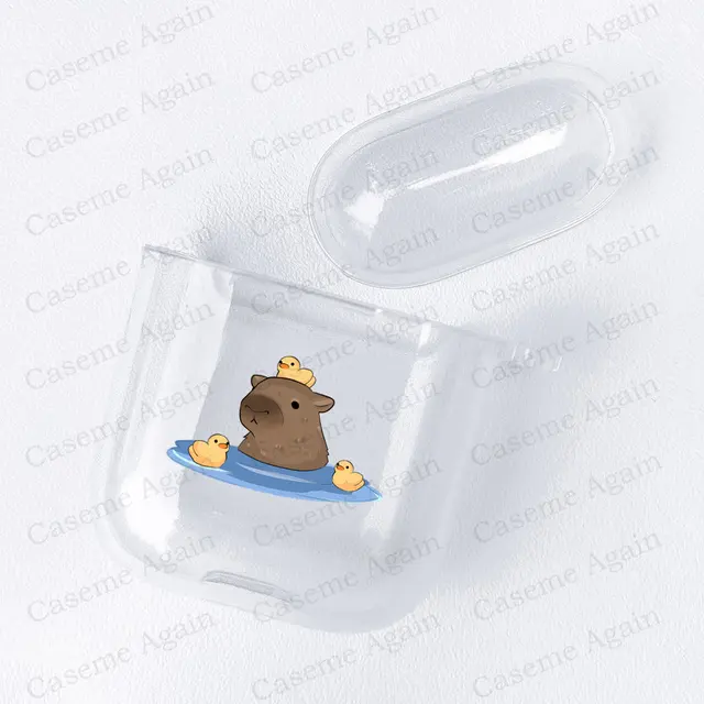 Funny Capybara Meme Case for Apple Airpods Pro 2 1 3 Shockproof ...