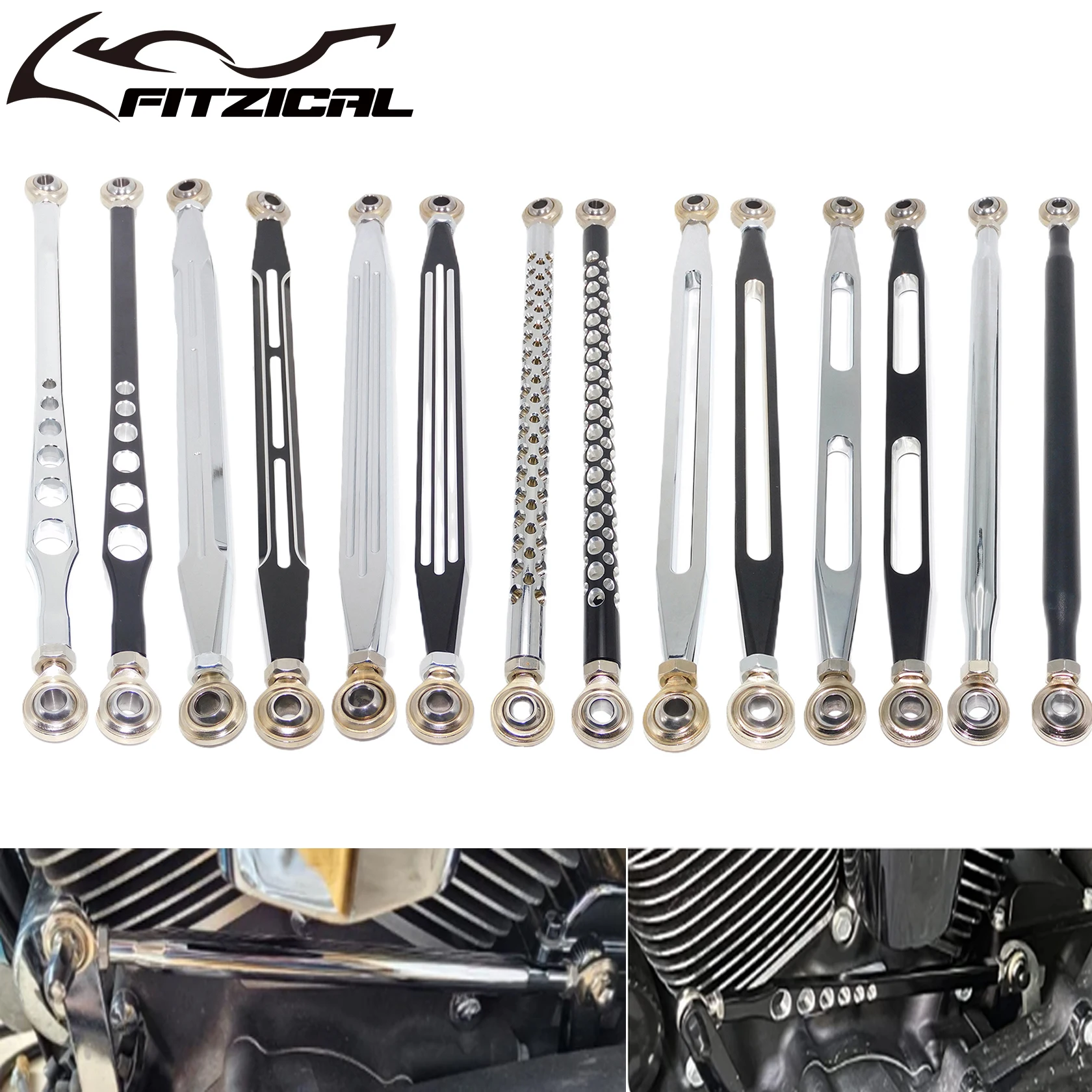 Motorcycle Gear Lever Shift Linkage Shifter For Harley Touring Road ...