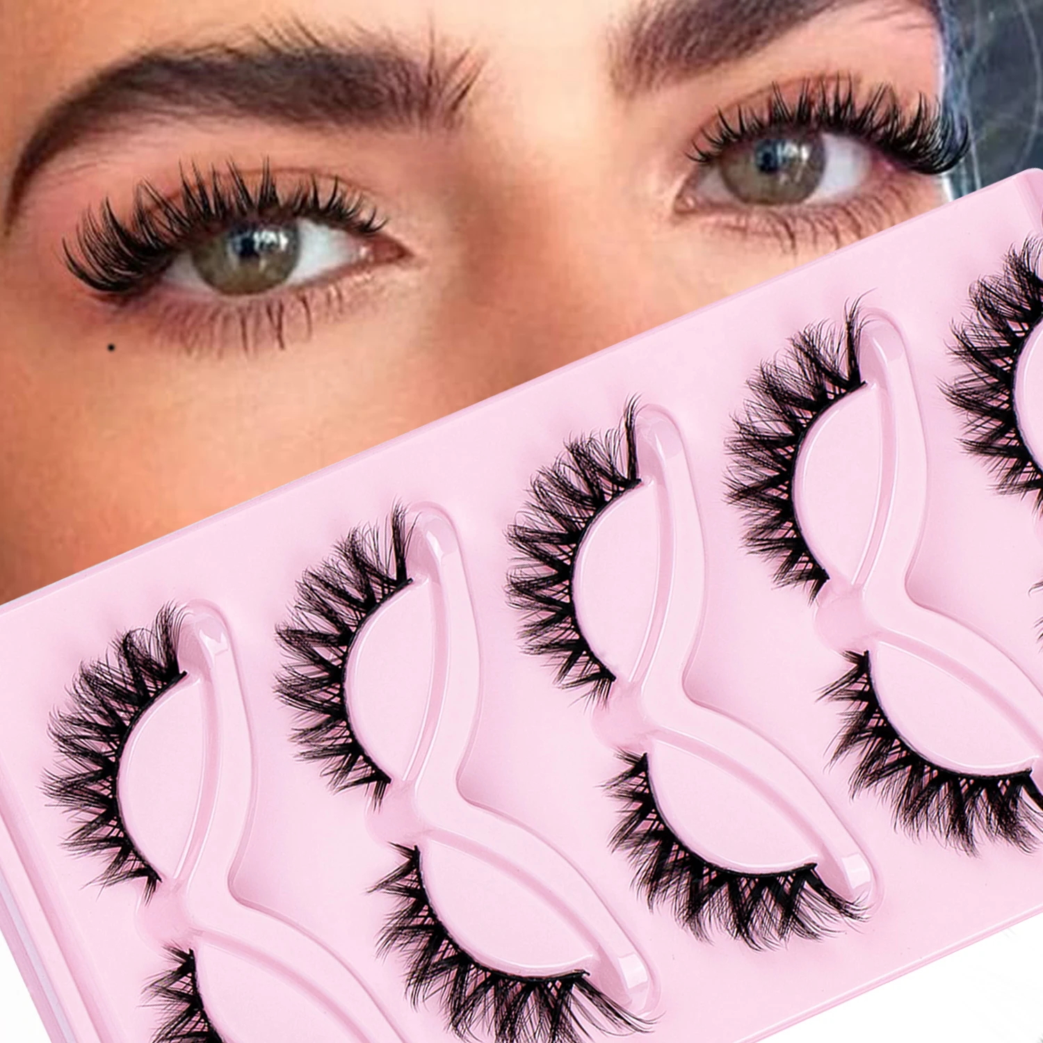 Fox-Department-False-Eyelashes-5-Pairs-of-5D-Stereo-Oblique-Flying ...