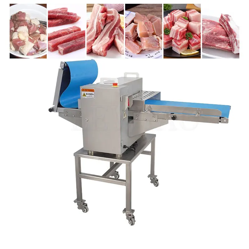 Automatic-Chicken-Breast-Fresh-Pork-Beef-Fish-Strip-Cutter-Cube-Cutter ...