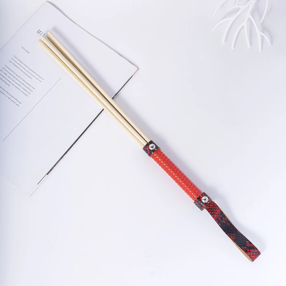 Wood-Spanking-Flog-Whip-Lash-Butt-Punishment-Device-with-PU-Leather ...