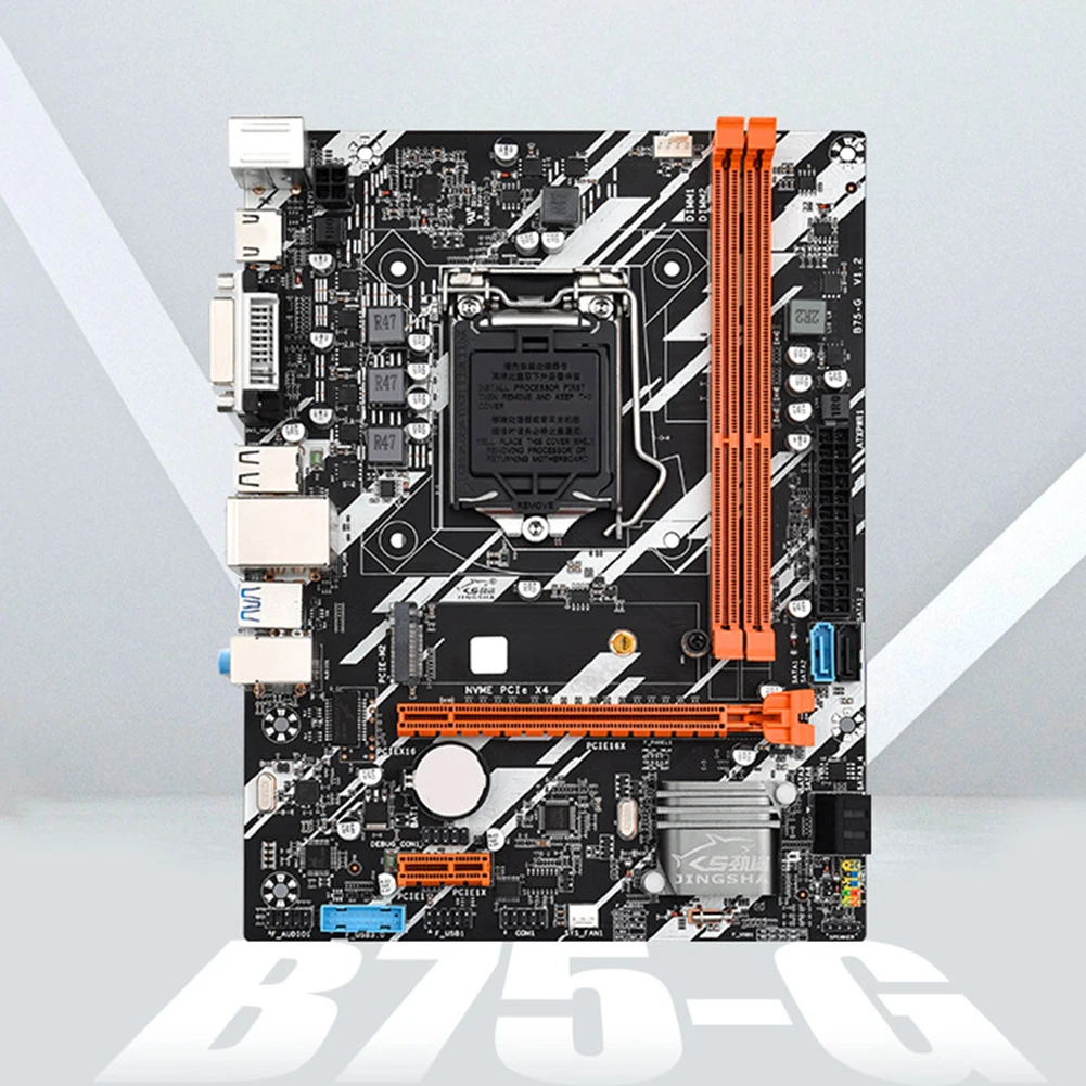 B75 G 듀얼 채널 데스크탑 마더보드, DDR3x2 PC RAM VGA HD DVI 기가비트 이더넷 PC Mobo 지원, LGA1155| | - AliExpress