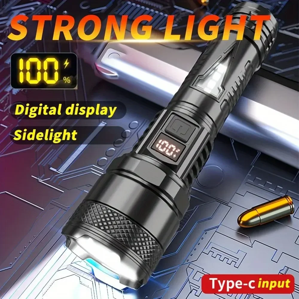 LED-Side-Light-Handheld-Flashlight-Portable-Fishing-Light-Outdoor ...