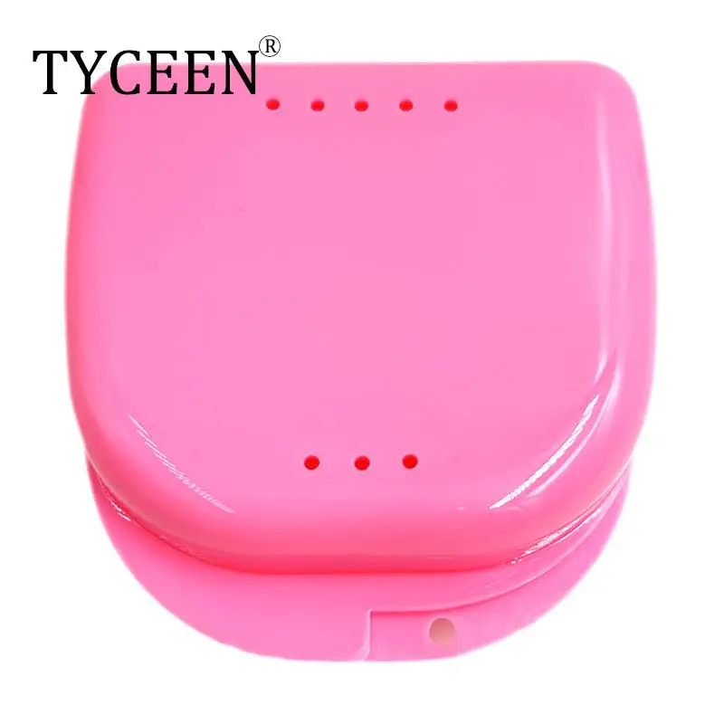 50pcs Denture Tray Box Dental Orthodontic Retainer Box Case Plastic ...
