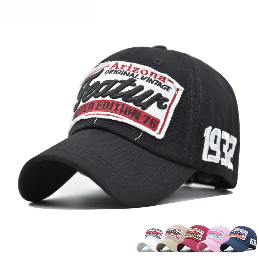 Red Pink Streetwear Baseball Cap Letter Embroidery Hip Hop Cap For Men ...