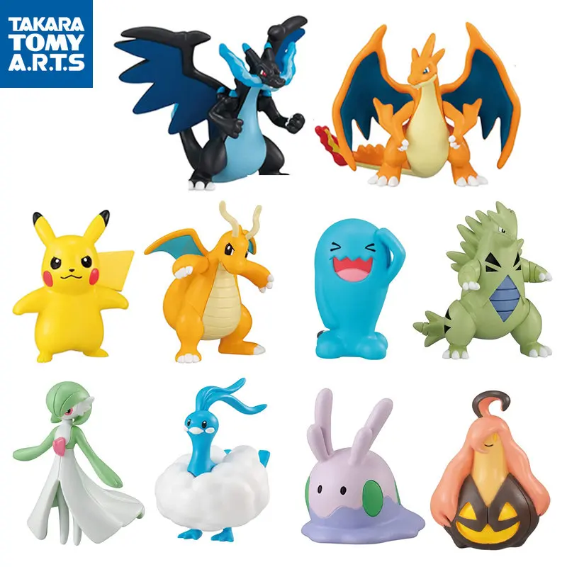 Takara Tomy Battle Pokemon Collections Pikachu Charizard Wobbuffet ...