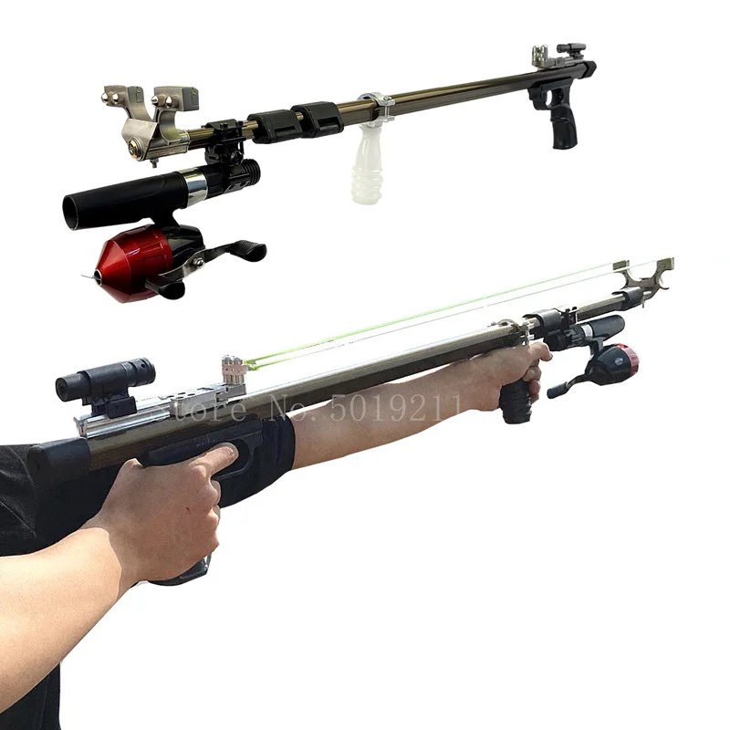 Professional-Hunting-Fishing-Slingshot-Long-Rod-Telescopic-Adult-High ...