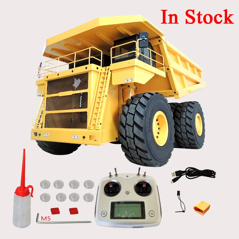 1/14 Heavy Hydraulic Mine Truck Model Rc Full Metal Dump Truck ...