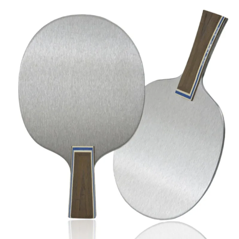 1PC-Stainless-Steel-Table-Tennis-Racket-Blade-Short-Long-Handle-Heavy ...
