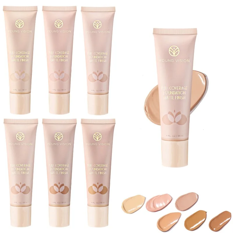 Matte Liquid Foundation Professional Base Makeup Waterproof Face ...