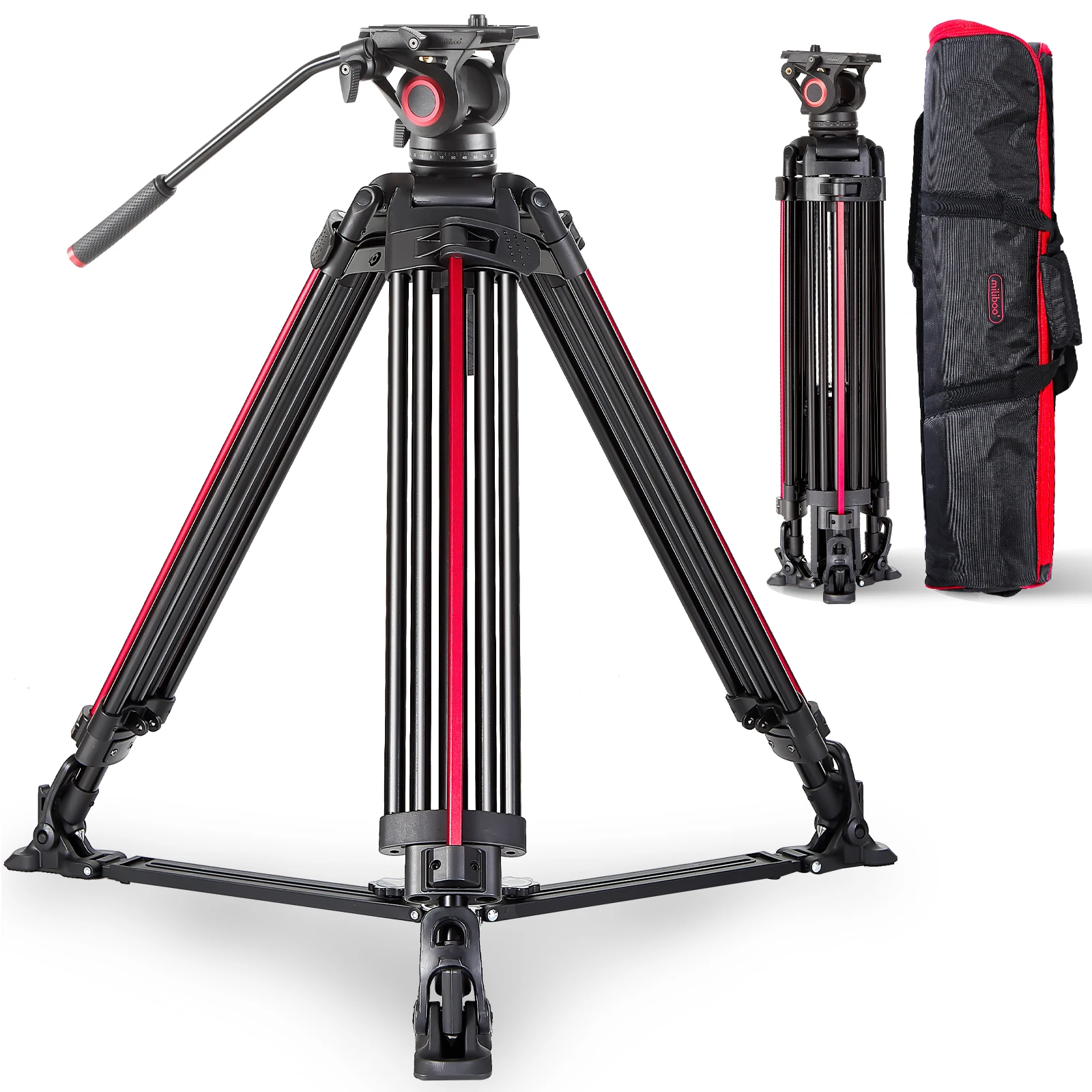 miliboo-MTT605-video-tripod-professional-camera-stand-support-bracket ...