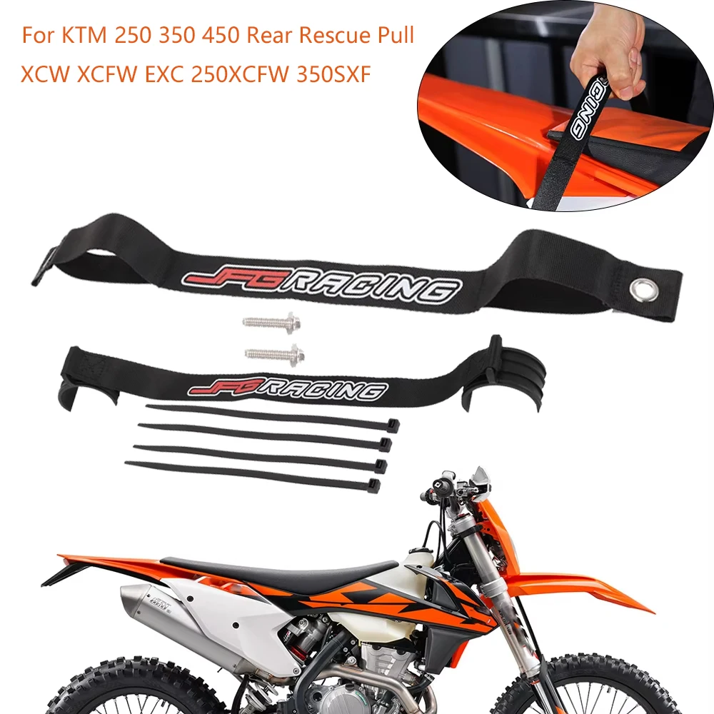 Motorcycle Front Rear Rescue Strap Pull Sling for KTM 250 350 450 EXCF ...