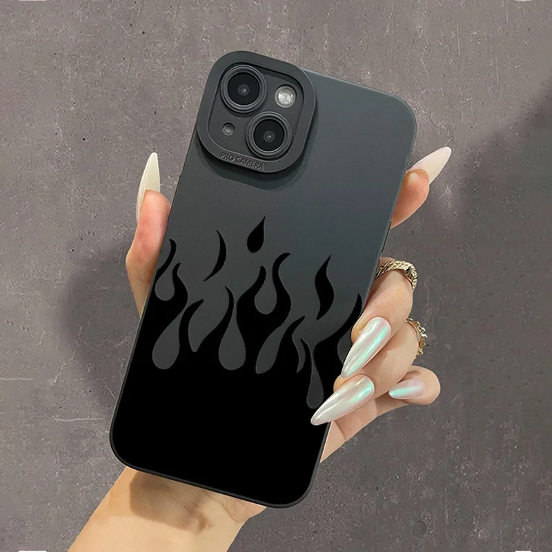 Orange-Fire-Phone-Case-for-Samsung-Galaxy-S23-S24-Ultra-S22-S21-FE-S20 ...