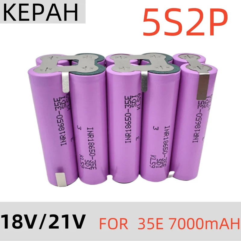 2S1P-3S2P-4S2P-5S2P-18650-35E-3500mAh-7000mAh-electric-drill-12-6V-16 ...