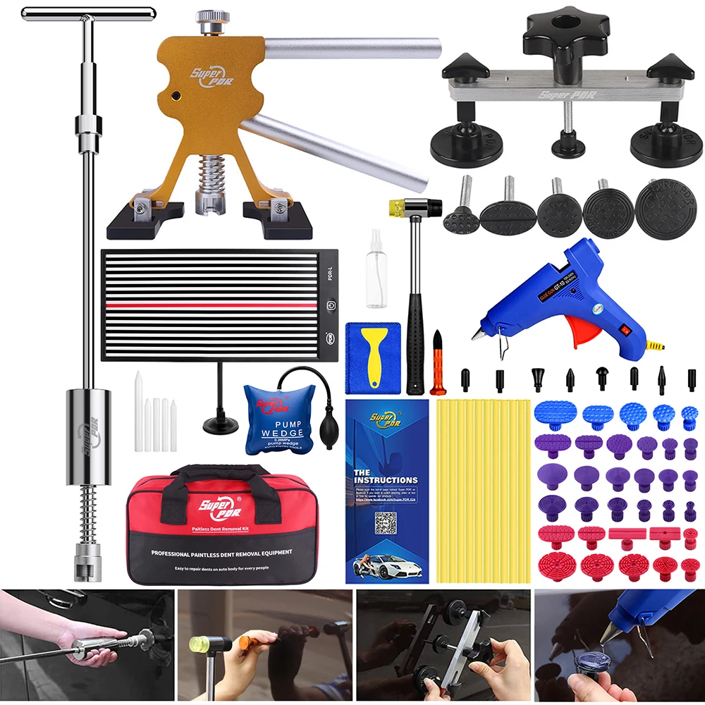 PDR-Paintless-Dent-Repair-Tools-Kit-Dent-lifter-Glue-gun-Dent-Puller ...