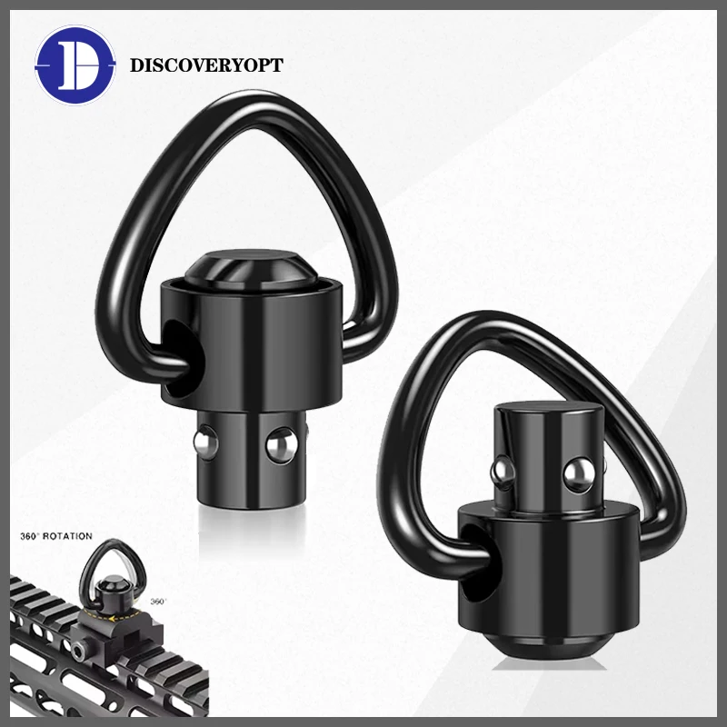 Rifle-Push-Button-QD-quickly-dismounts-Release-Sling-Swivel-Mount-Ring ...